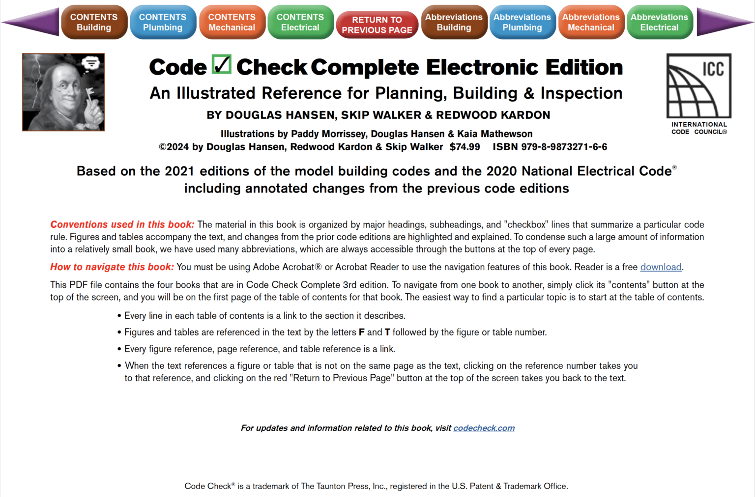 Code Check Complete eBook - Code Check